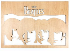 Dřevěná dekorace The Beatles (62 x 43 cm) - Kvalitní samolepky.cz