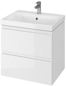 Cersanit - SET skříňka + umyvadlo, bílý lesk, Moduo 60, S801-223-DSM