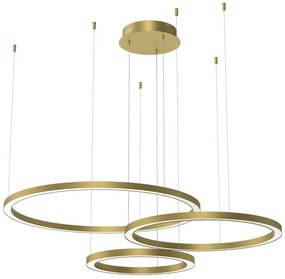 Závěsné LED svítidlo Galaxie, 3x LED 85w, 3500k, g