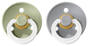 Bibs dudlíky kaučuk 2 ks 18 měsíců+ Colour Sage/ivory