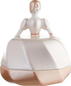 Dekorativní figurka La Petite Mariée porcelánová růžová