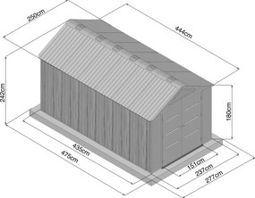 LANIT PLAST, s.r.o. plastový domek LANITPLAST MONTANA 814 LG4686