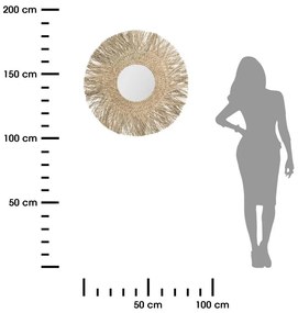 Zrcadlo Ael, hnědé