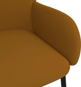 vidaXL Jídelní židle 2 ks samet [344771] Barva: Hnědá