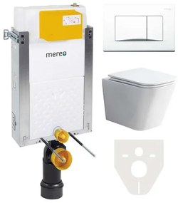 Mereo, WC komplet pro zazdění s přislušenstvím, MM01SETRB