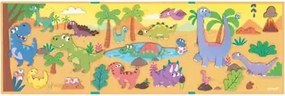 JANOD Magnetické příběhy Dinosauři / Magnetická knížka / 30 magnetický