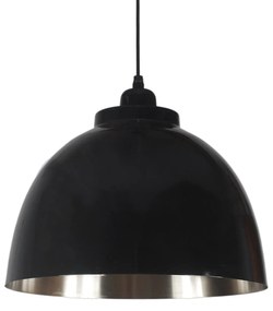Černé závěsné kovové světlo Capri - Ø 32*22 cm