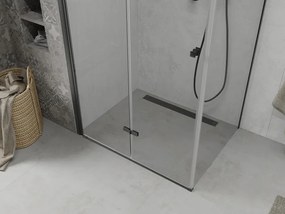 Mexen Lima sprchový kout 70x80 cm, průhledná, černá, 856-070-080-70-00