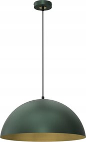 Závěsná lampa Beta Green/gold 1xE27 45 cm