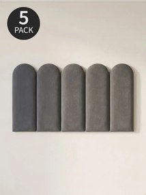 Sinsay - Čalouněné stěnové panely 5 pack - šedá