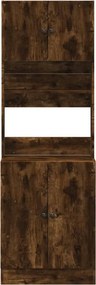 Kuchyňská skříňka kouřový dub 60 x 50 x 180 cm kompozitní dřevo 3276641
