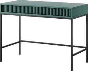 Toaletka NOVA zc T104 | se zásuvkami | 104 cm | zelená/černá