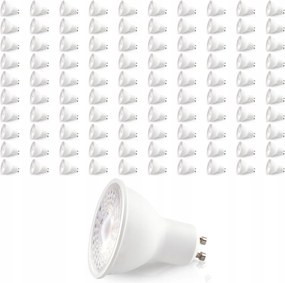 100x Led žárovka GU10 5W dioda Samsung 3000K Teplá Barva Lls Premium