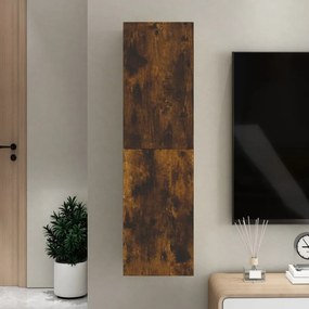 vidaXL TV stolek 30,5x30x110 cm kompozitní dřevo [803364] Barva: kouřový dub