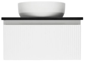 Koupelnová skříňka s žulovou deskou SAT Evolution 58x30x44,8 cm bílá mat SATEVO60WMZ