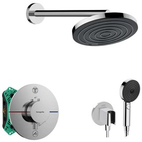Hansgrohe - Sprchový set s termostatem pod omítku, s tělesem, průměr 26 cm, 3 proudy, chrom SANI21HHH002