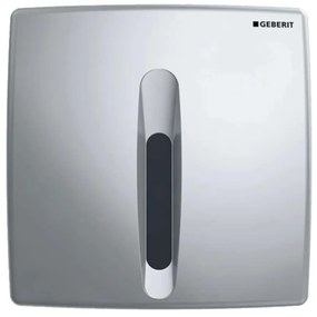 Geberit - Elektronické ovládání splachování pisoáru, bateriové napájení, matný chrom 115.818.46.5