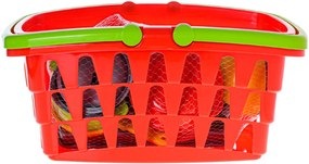 _Ostatní 1_ Kuchyňský set dětské nádobí s vařičem v nákupním košíku plast 34555