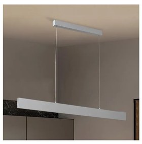 Brilagi - LED Stmív. lustr na lanku SLIMLINE LED/40W/230V 3000-6000K stříbrná+DO