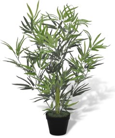 Umělý bambusový strom v květináči 80 cm 241363