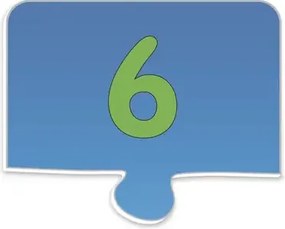 GALT Puzzle – moje první anglické číslice 2. / od 3 - 5 let