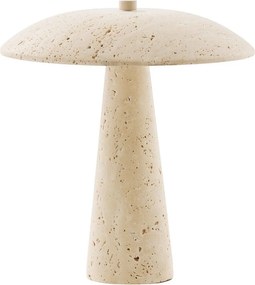 Béžová kamenná LED stolní lampa (výška 25,5 cm) Consett – House Nordic