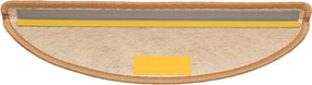 Samolepicí rohože na schody Sisal-Look 30 ks 56x17x3 cm Sisal 3365865