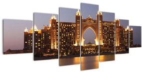 Obraz stavby v Dubaji (210x100 cm)