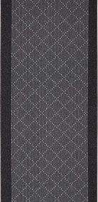 Condor Carpets, Protiskluzový běhoun na míru Boulevard 9229, šíře 100 cm, šedá, chodba / předsíň