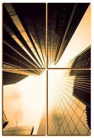 Obraz na plátně - Pohled na mrakodrap - obdélník 7252FE (90x60 cm)