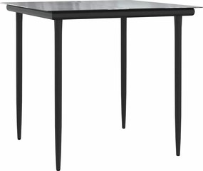 3dílný bistro set s poduškami béžový polyratan 3212570