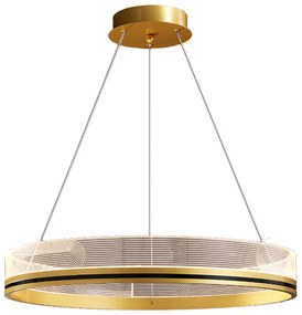 Toolight Závěsné svítidlo s APP1189-CP Gold 40cm