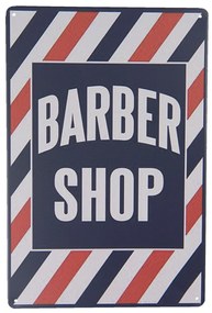 Plechová cedule BARBER SHOP