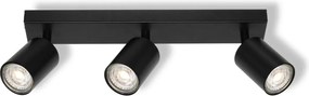 OSRAM 3bodové svítidlo LED SPOT ELEMENTAL BLACK, 37 x 13,8 x 6 cm