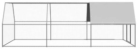 vidaXL Marketos Venkovní klec pro kuřata 3 x 6 x 2 m pozinkovaná ocel