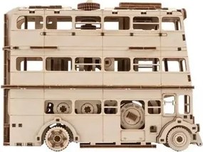 Ugears 3D dřevěné mechanické puzzle Harry Potter Rytířský autobus / od