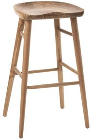 OnaDnes -20% Teaková barová židle J-line Anett 75,5 cm