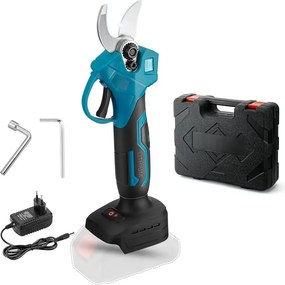 Profi Aku zahradní nůžky s displejem 800 W + 2x baterie 21 V + kufřík + příslušenství