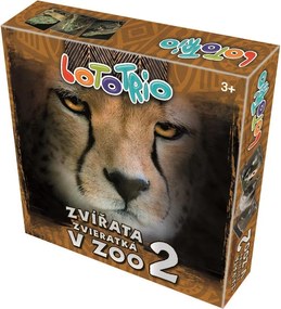 Společenská hra loto-trio zvířata v zoo 2