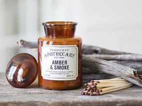 Paddywax – Apothecary vonná svíčka Amber & Smoke (Kouřová Ambra), 226 g