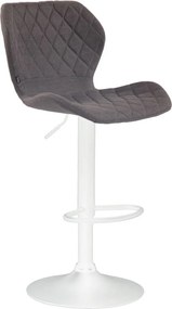 Bhm germany Barová židle Cork, textil, bílá / tmavě šedá