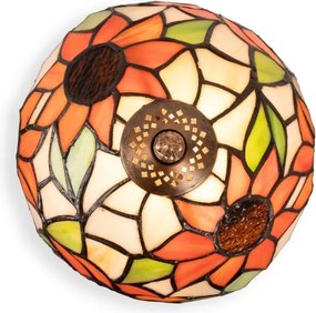 BRILAGI - Tiffany vitrážová stolní lampa SUNFLOWER 1xE27/60W/230V