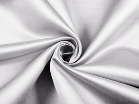 Biante Saténový čtvercový ubrus polyesterový Satén LUX-034 Světle stříbrný 80x80 cm