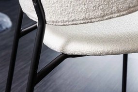 Designová jídelní židle Takuya bílá / černá