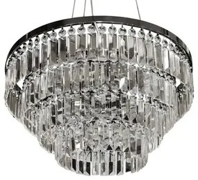 Křišťálový lustr Salerno XL chrom
