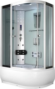 Terra Hydromasážní box WSH7106 LWS, 120x80 levý se saunou