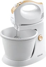 SENCOR SHM 5330-EUE3 bílá / Ruční šlehač s mísou / 500W / 5 rychlostí