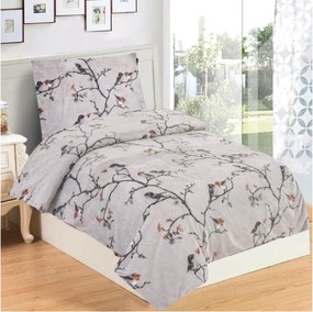 Mikroplyšové povlečení Premium 140x200+70x90 Ronja