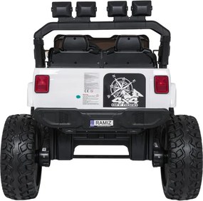 Elektrické autíčko Extreme Sport 4x4 bílé