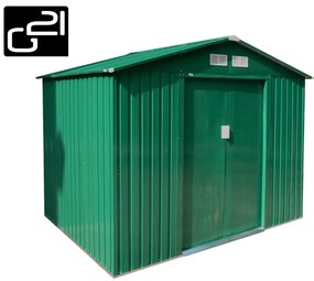G21 Zahradní domek GAH 429 - 251 x 171 cm, zelený
